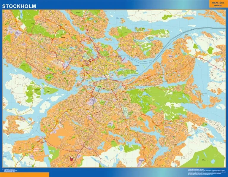 Väggkartor över världen och Sverige